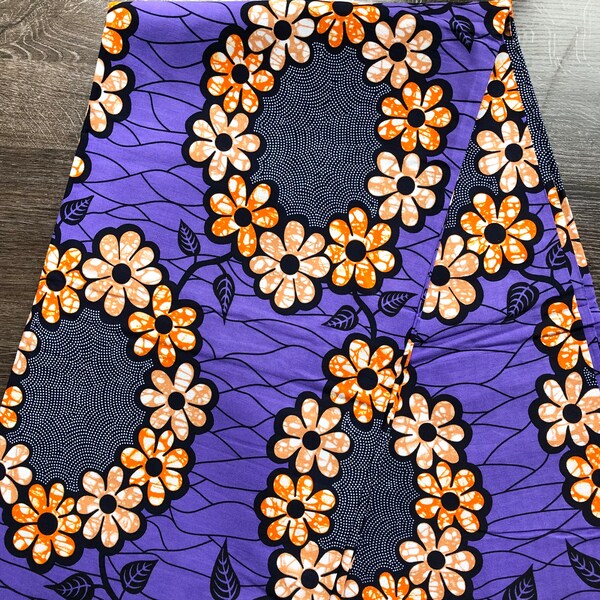 Purple African Fabric - Etsy
