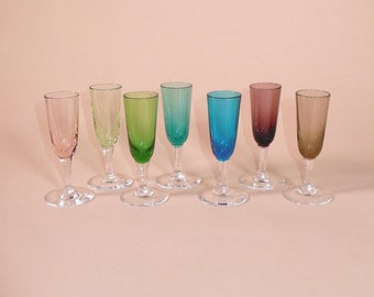 Multi Colored Shot Glasses - Etsy