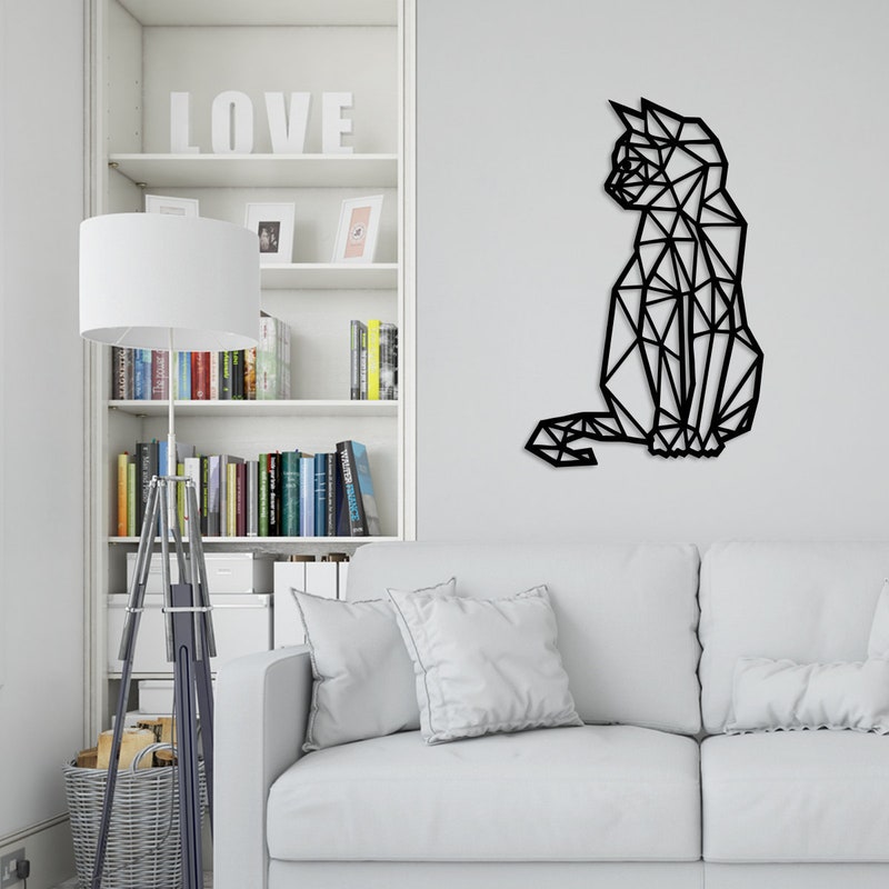 Cat Metal Wall Art - Etsy