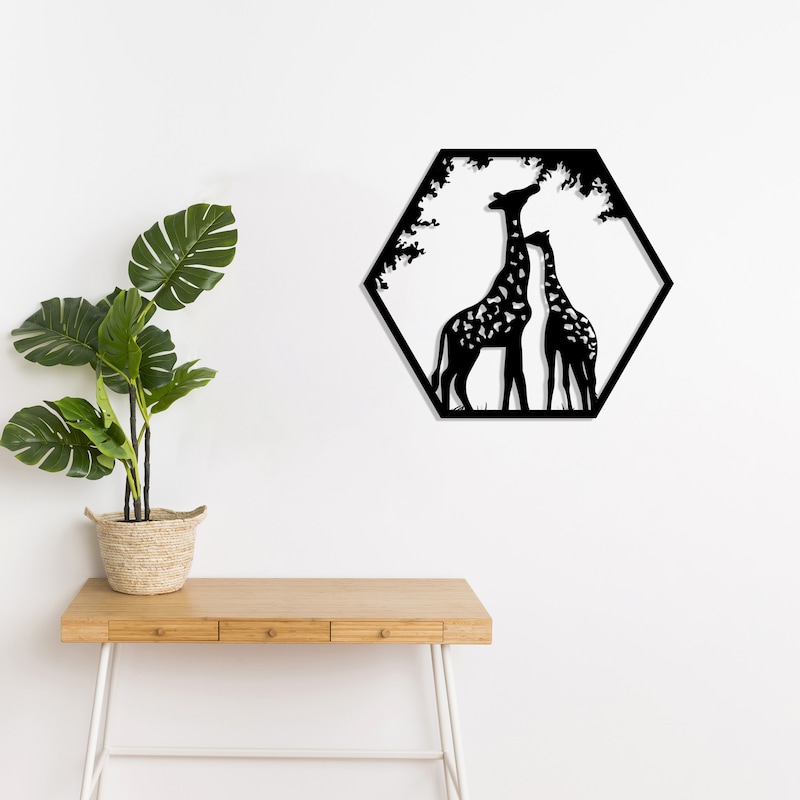 Giraffe Wall Decor - Etsy