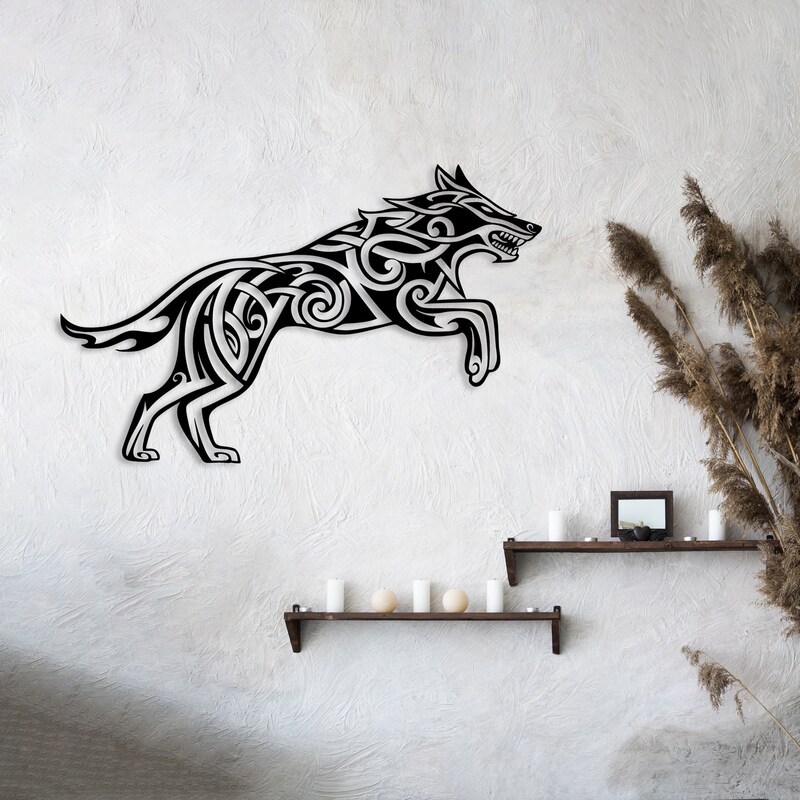 Wolf Wall Decor - Etsy