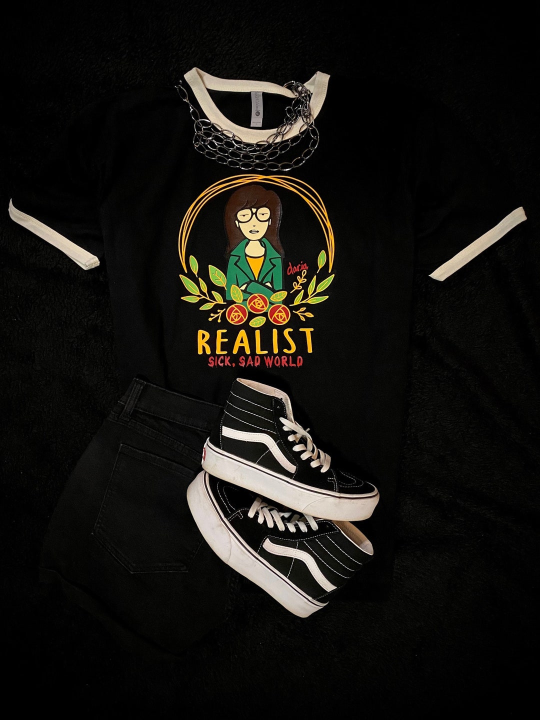 Throwback 90s DARIA Realist Midnight Moms Society Shirt/daria Shirt/90s ...