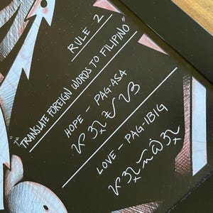 Baybayin Poster 18 X 24 Inches one of the Philippine Scripts - Etsy