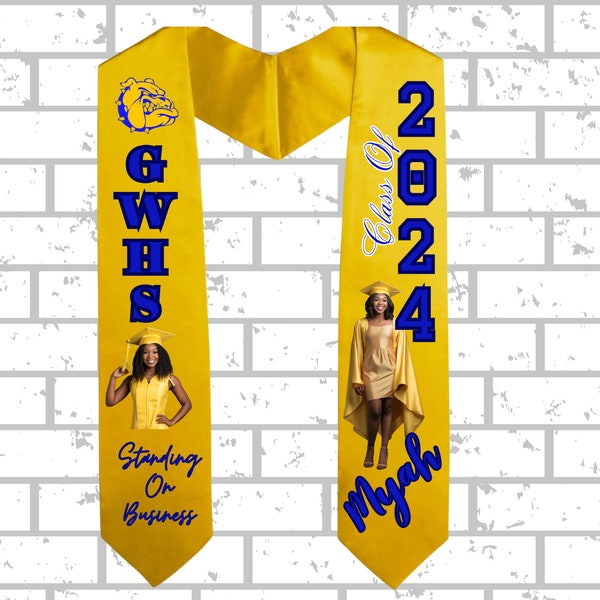 Custom Graduation Stole - Etsy