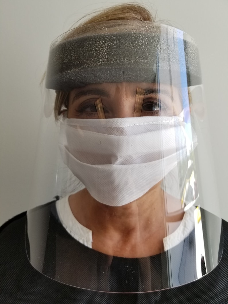 Face Shield Anti Saliva Anti Fog Protection PETG .18mil With Clip - Etsy