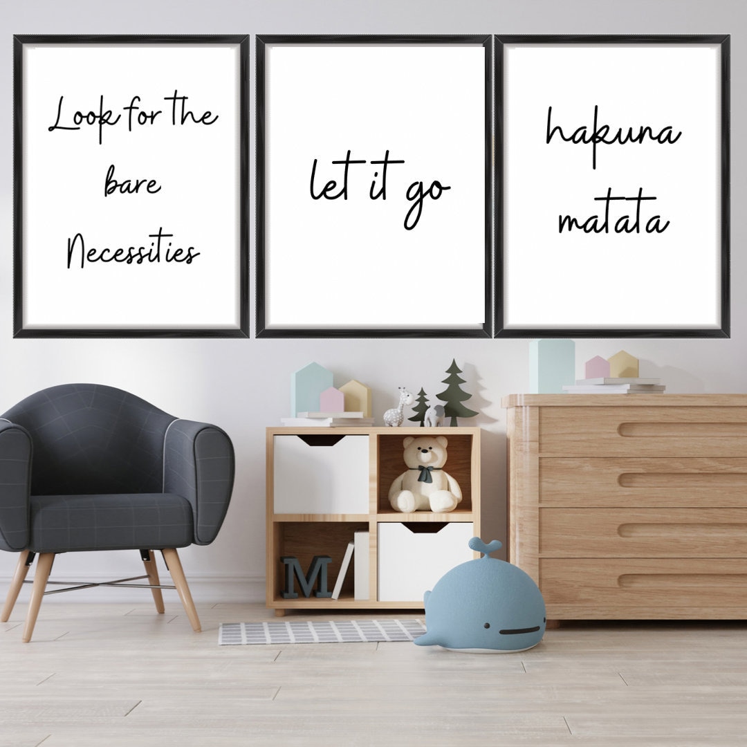 Hakuna Matata Disney Prints Frozen Print Jungle Book Quote - Etsy
