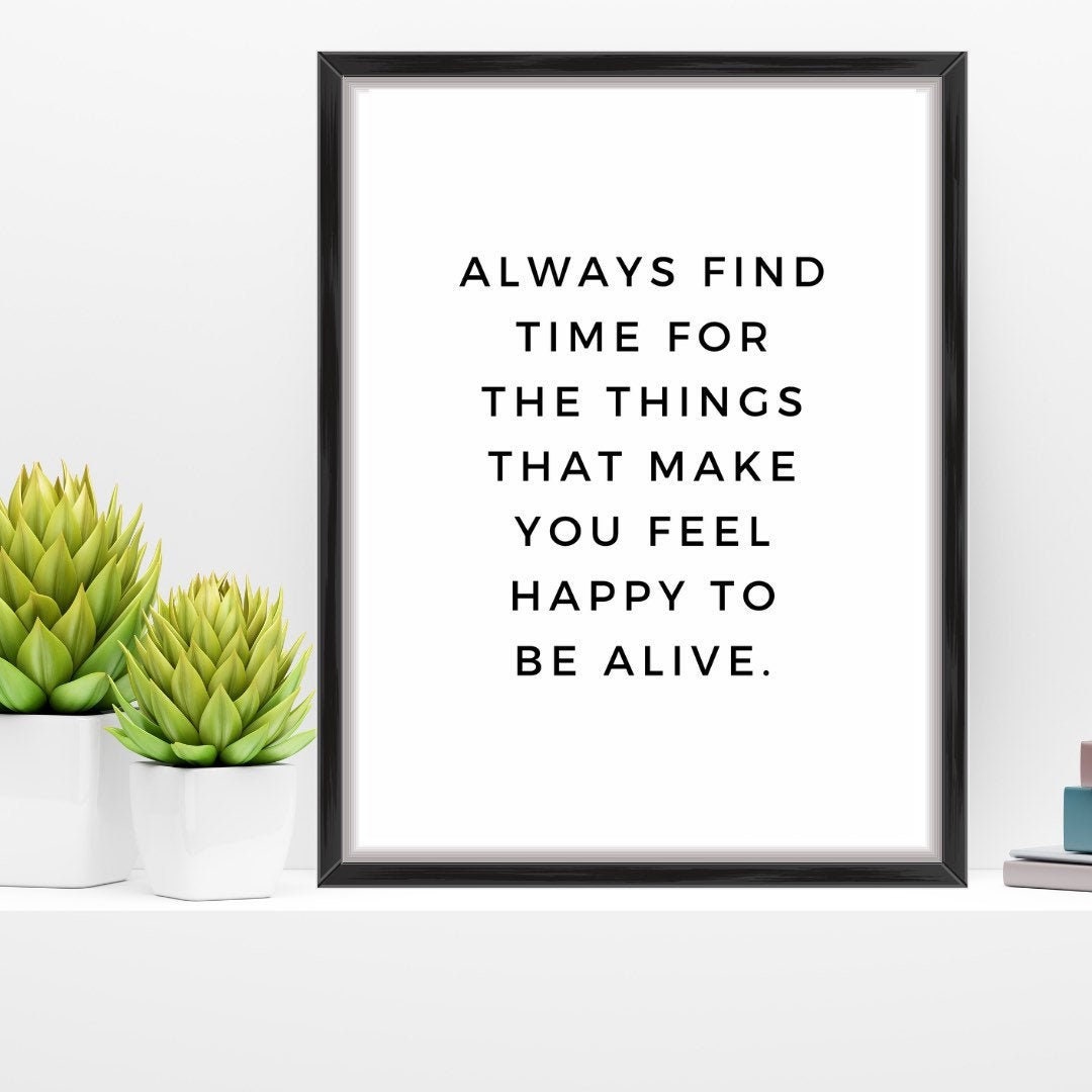 Happy Prints, Inspirational Quote Prints, Inspirational Poster ...