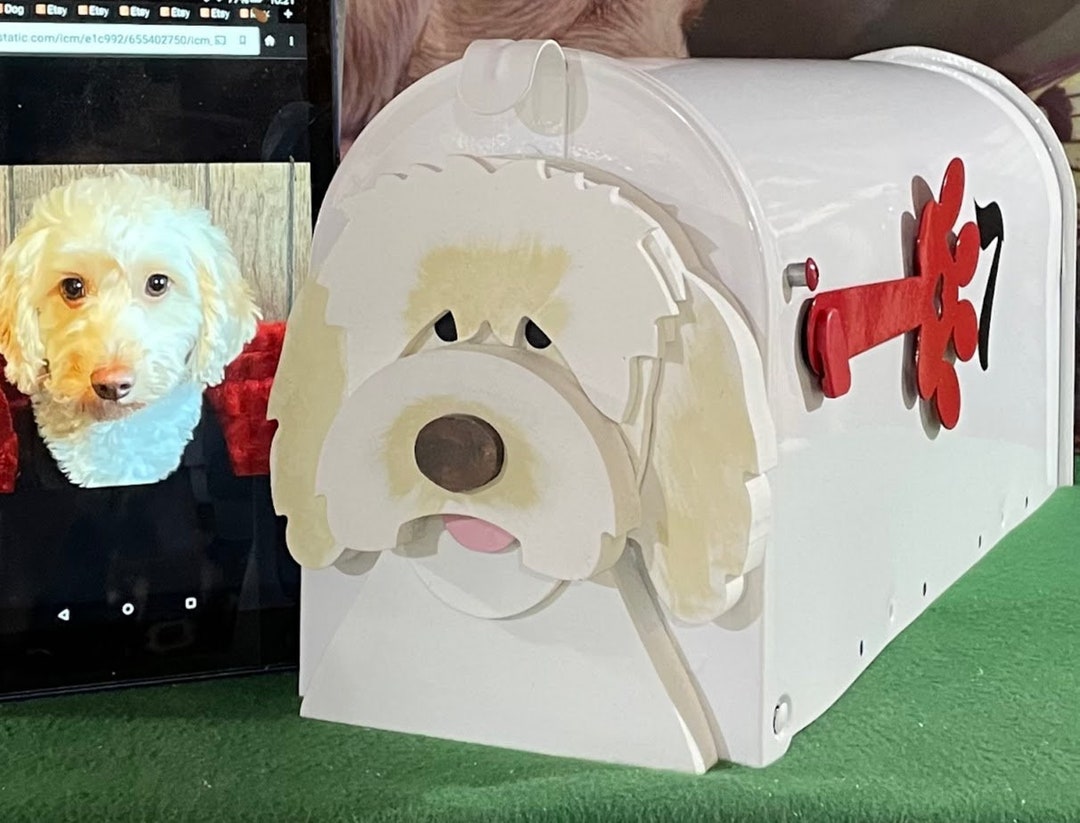 Doodle Mailbox , Dog Mailbox, Custom Mailbox - Etsy