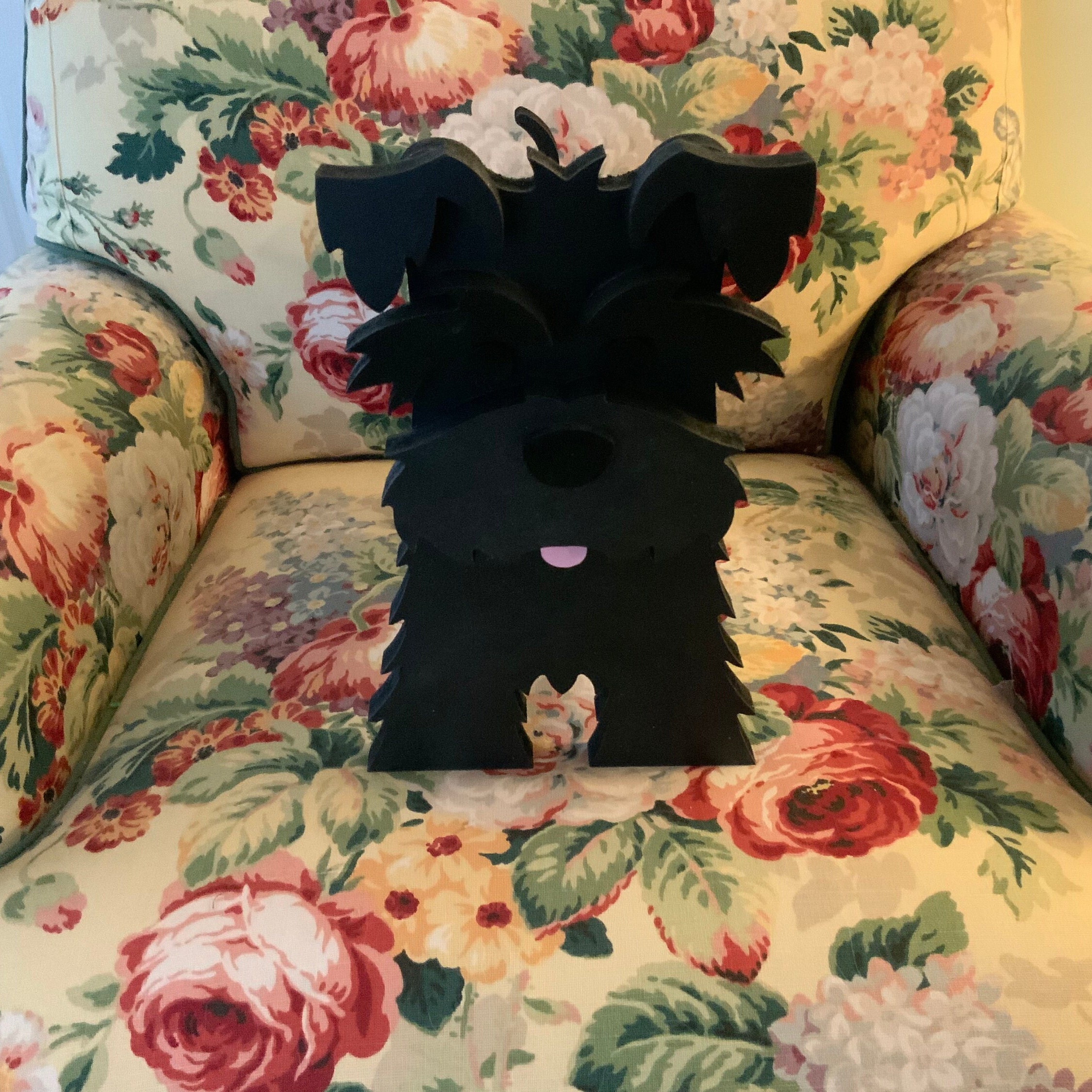 Schnauzer Dog Planter Wooden Dog Planter NOT IMPORTED Hand - Etsy