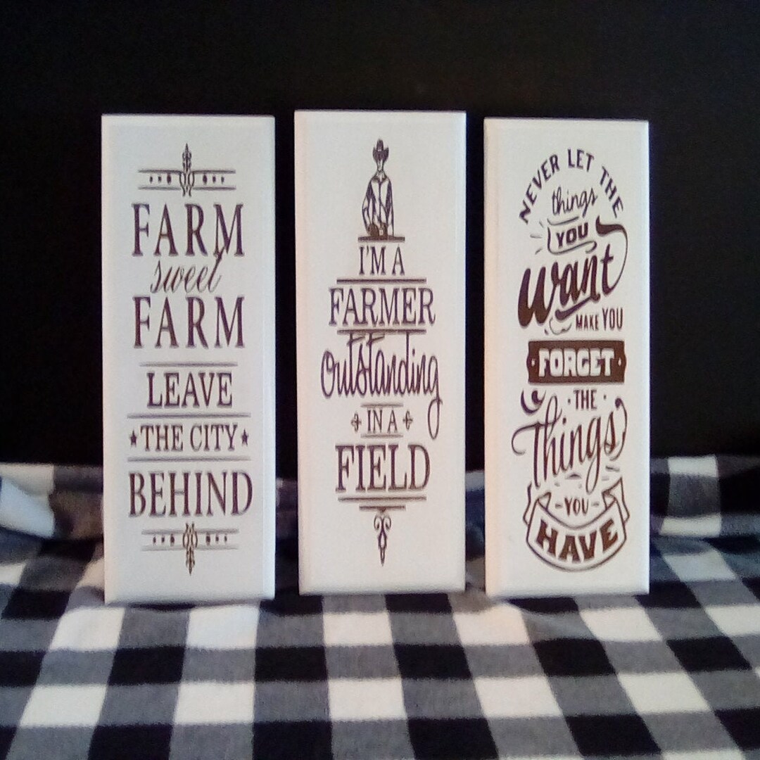 Farm Sign, Thankful Sign, Farmer Sign, Country Sign ,rustic Sign - Etsy