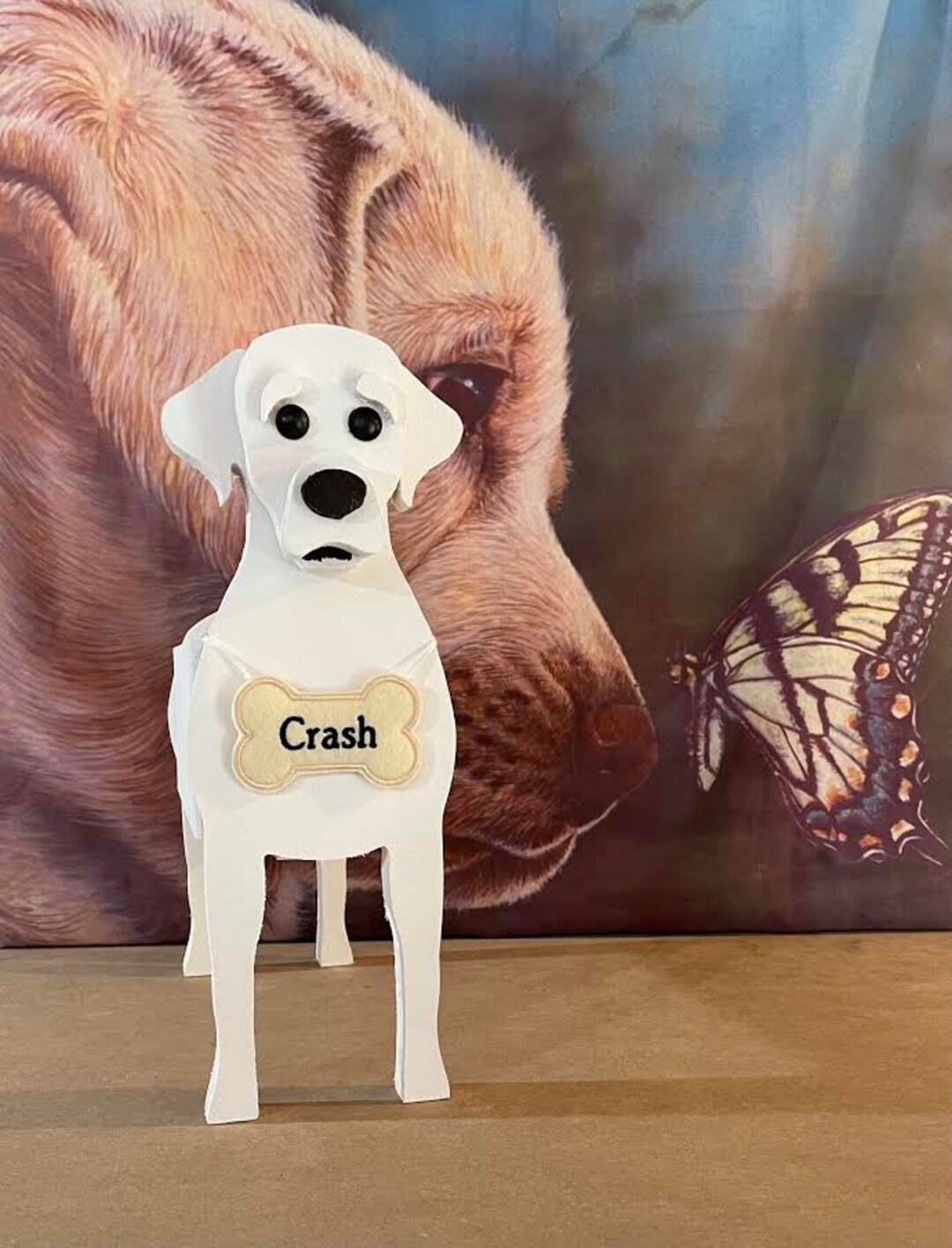 Labrador Retriever Wooden Dog Planter, Dog Toy Box , MADE IN MICHIGAN ...