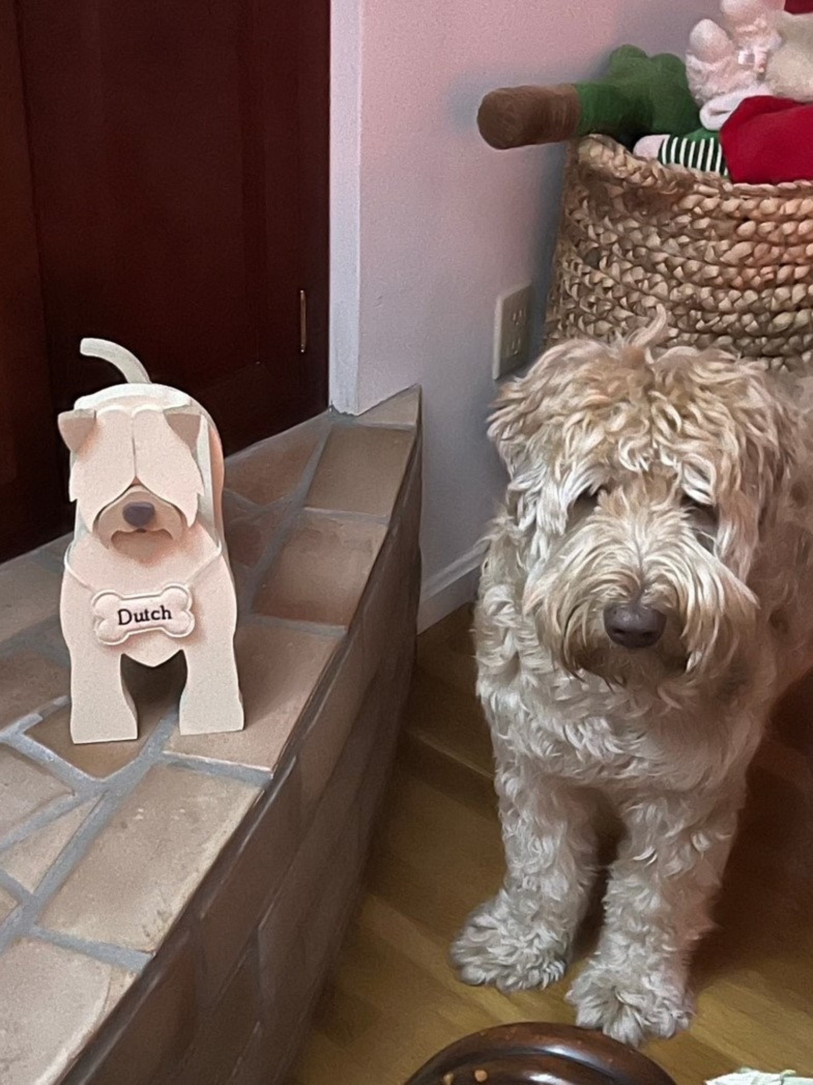 Wheaten Terrier Wooden Dog Planter or Toy Box NOT IMPORTED - Etsy