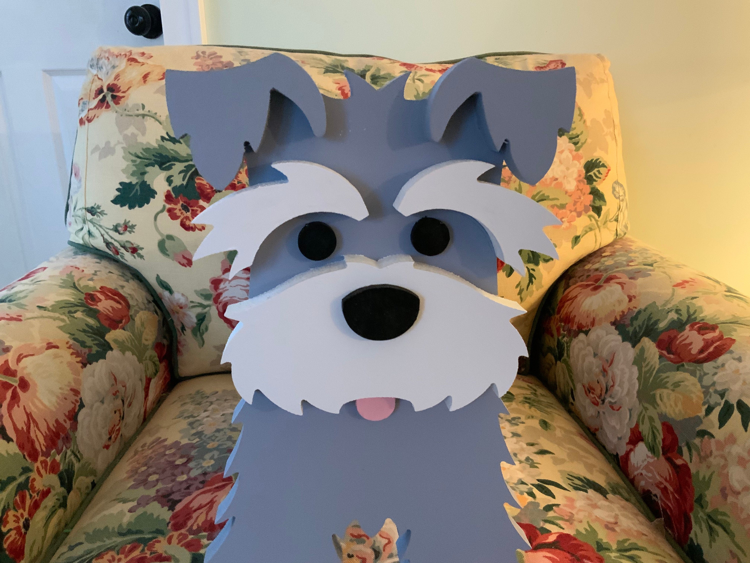 Schnauzer Dog Planter, Wooden Dog Planter NOT IMPORTED Hand Made in ...