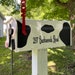 Cow Mailbox Custom, Sweet Cow Mailbox, Custom Farm Mailbox, Dairy ...
