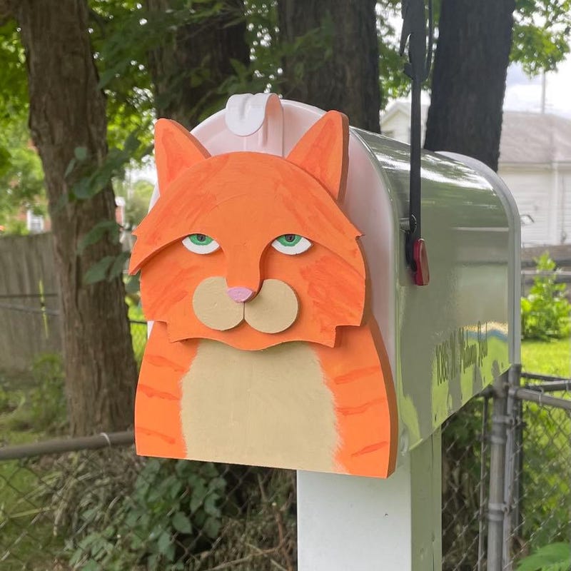 Cat Mailbox - Etsy