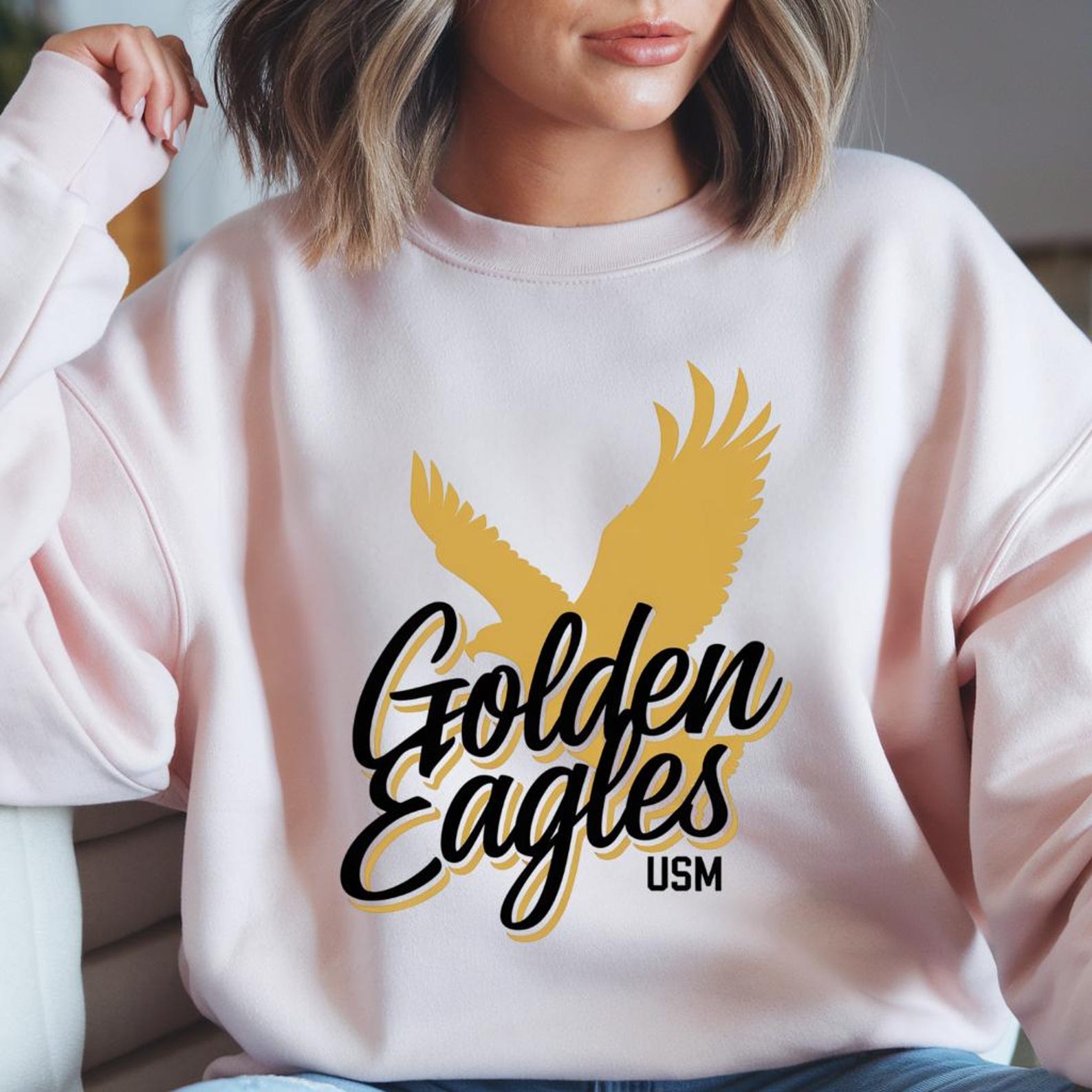 USM Golden Eagles SVG PNG – Southern Miss Football Design (digital ...
