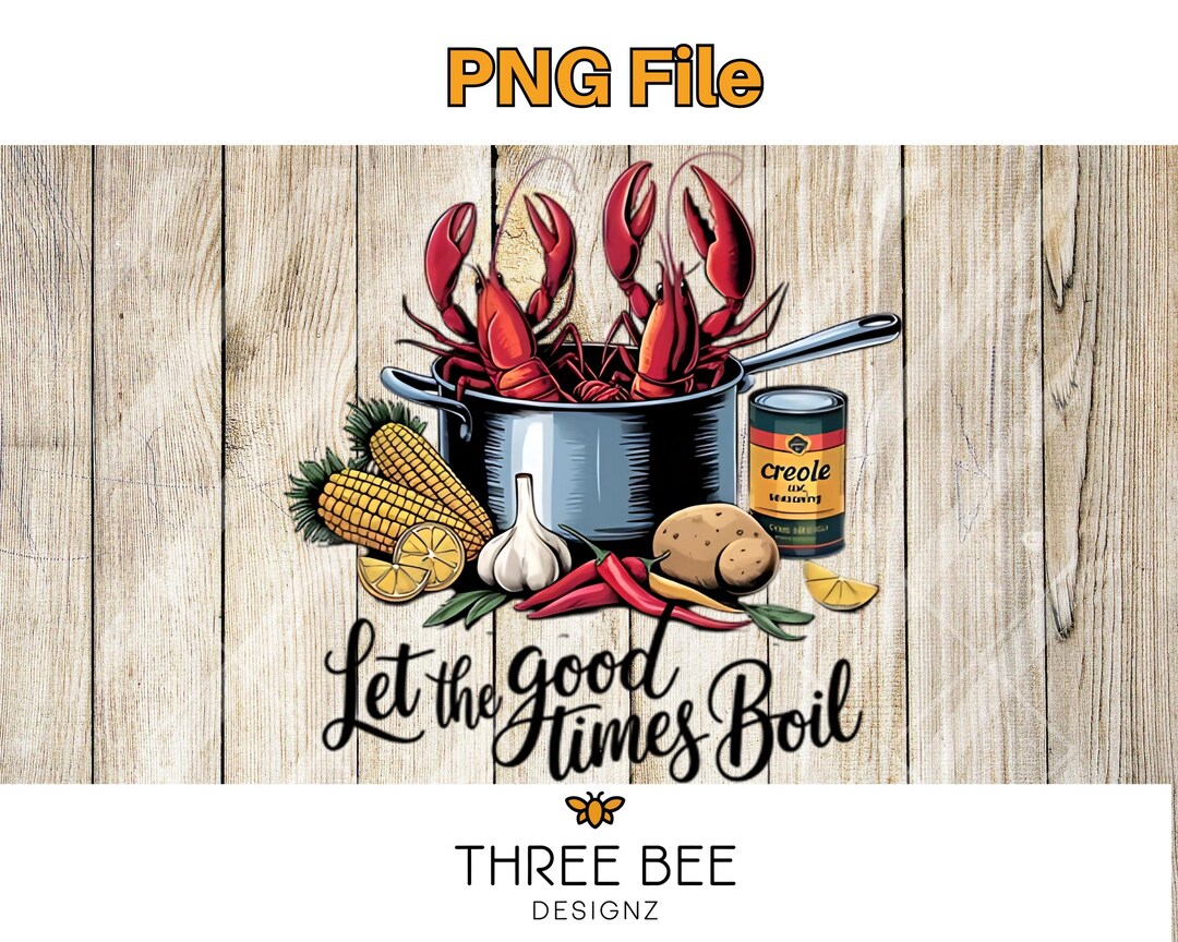Crawfish Boil Pot PNG File - Digital Download for Sublimation, Southern ...