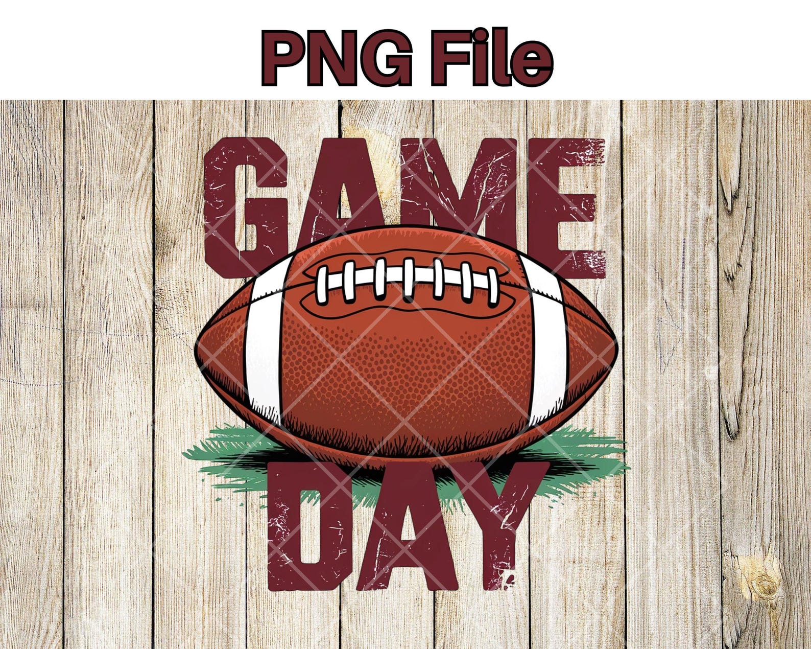 Game Day Football PNG – Perfect for T-shirts, Sublimation, DTF, and Eco ...