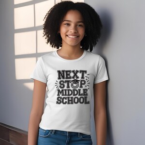 Next Stop Middle School PNG SVG, 5th Grade Graduation Shirt Sublimation ...