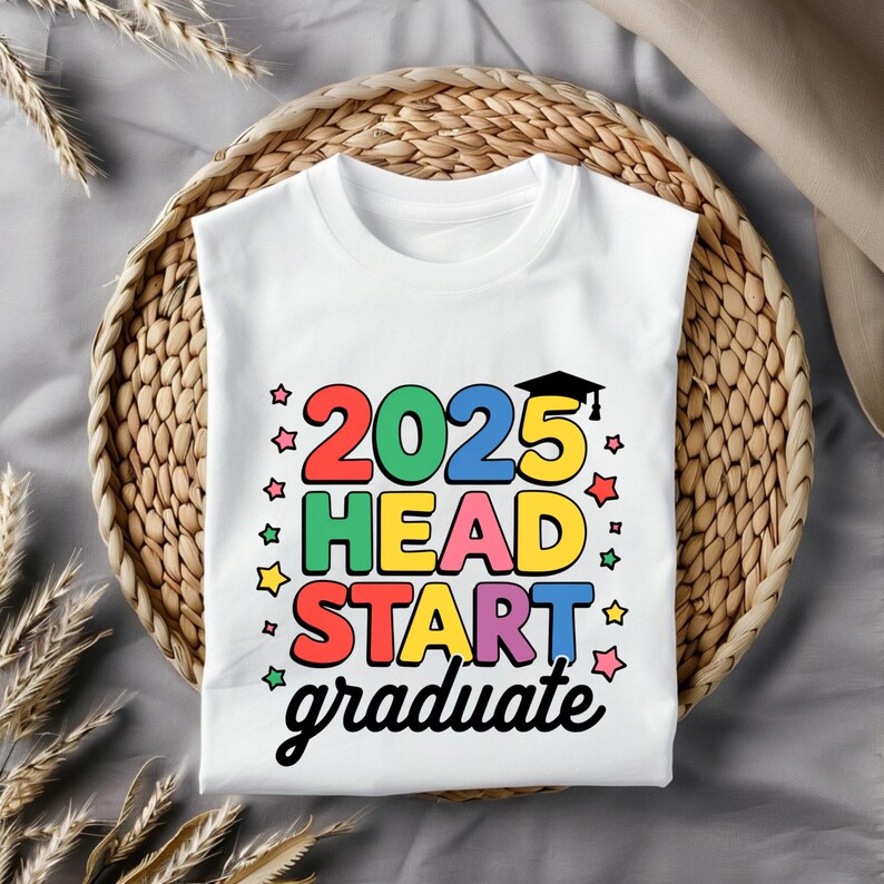 2025 Head Start Graduate PNG, Kids Graduation Shirt Design (digital ...