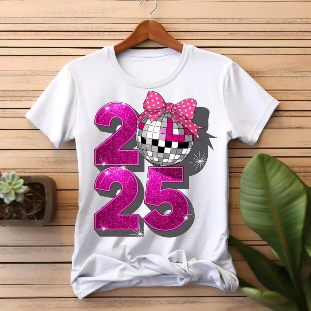2025 With Disco Ball-new Year’s Eve PNG - Sparkling Party Design for T ...