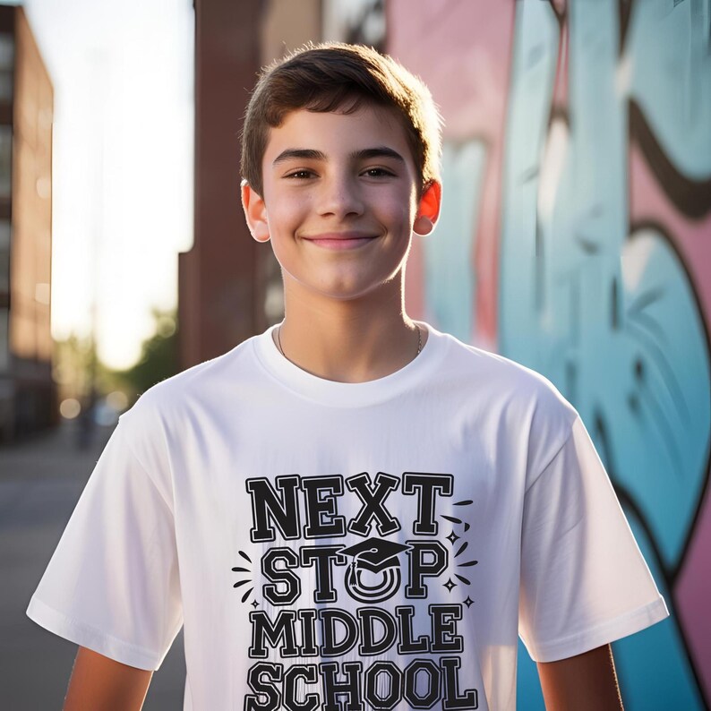 Next Stop Middle School PNG SVG, 5th Grade Graduation Shirt Sublimation ...