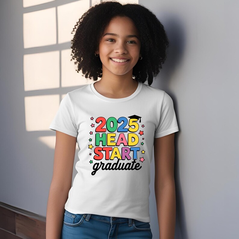 2025 Head Start Graduate PNG, Kids Graduation Shirt Design (digital ...