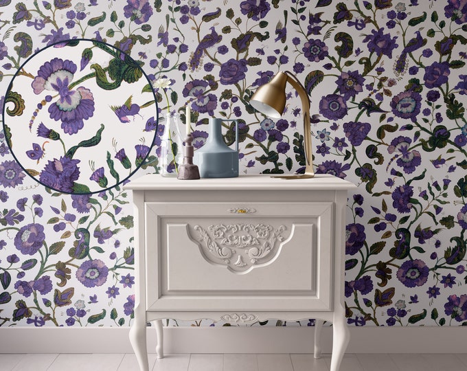 Dollhouse Wallpaper Miniature Gold Floral 1:12 - Etsy