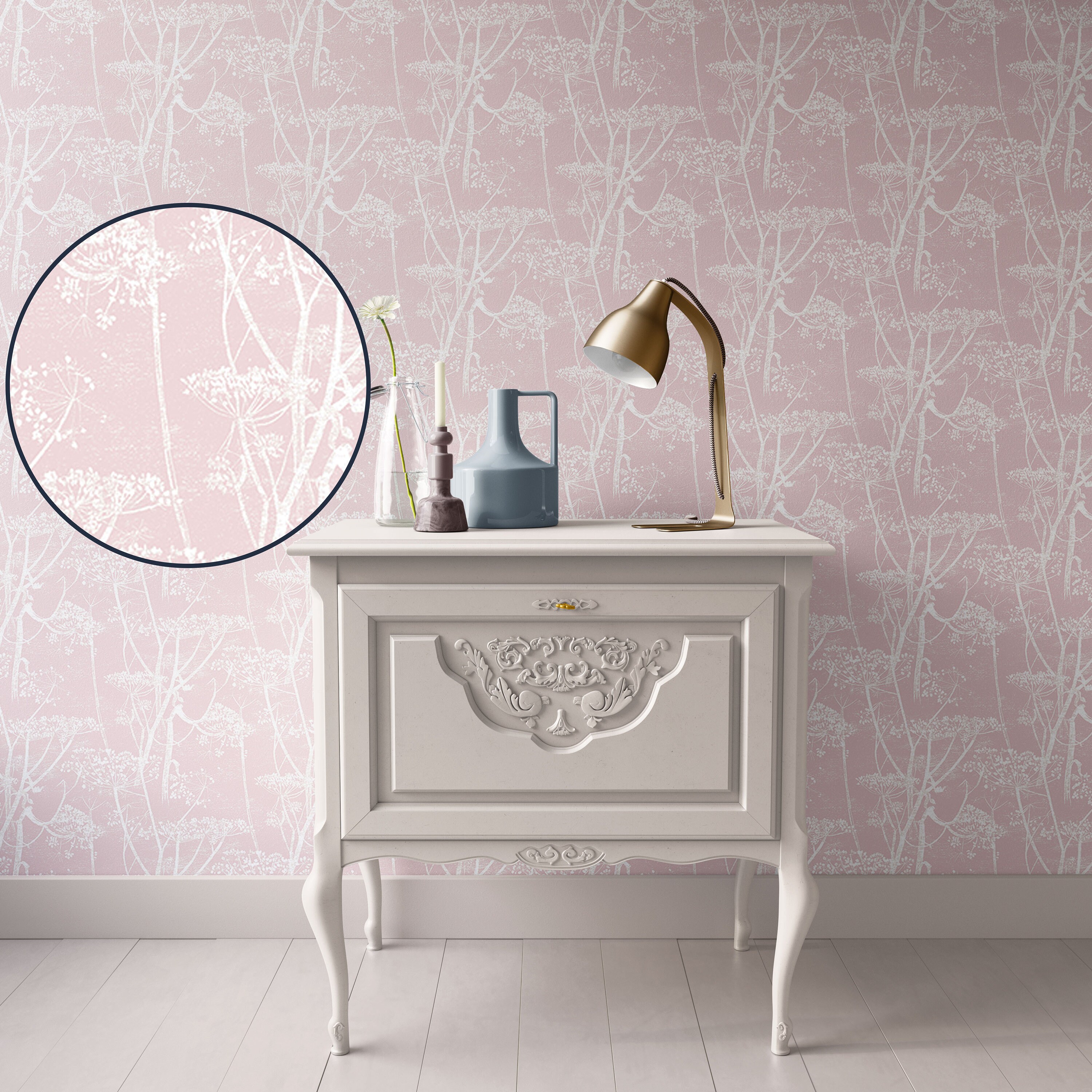 Dollhouse Miniature Wallpaper Botanical Design 1:12 Scale DIGITAL ...