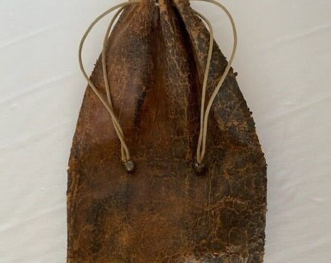 1920s Leather Bank Pouch - Etsy