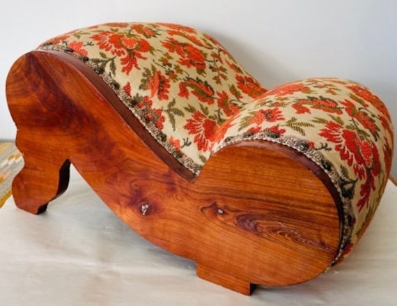 Victorian Walnut Gout Stool - Etsy