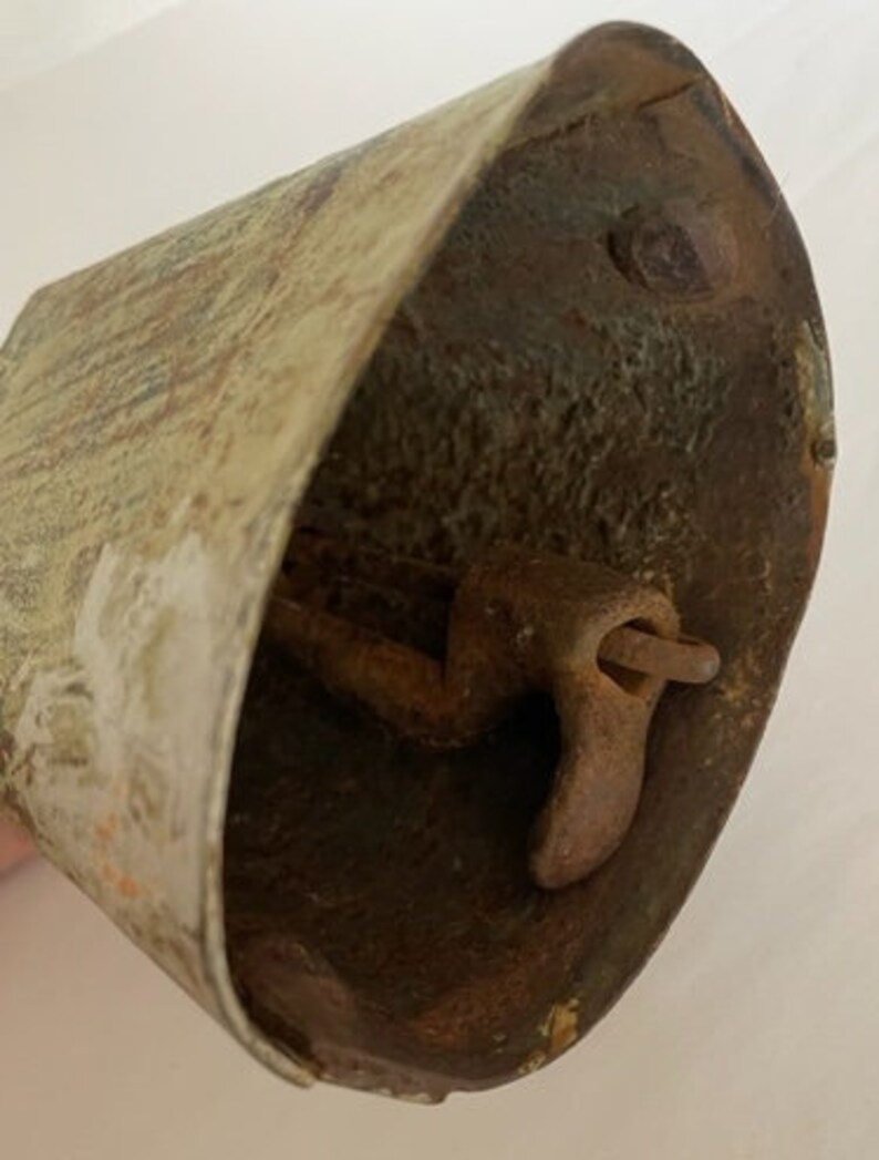 Antique Sheet Iron Cow Bell - Etsy
