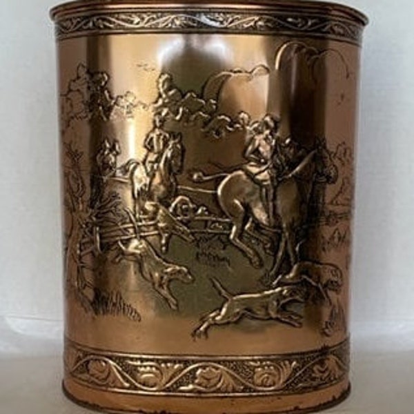 Vintage Trash Can - Etsy