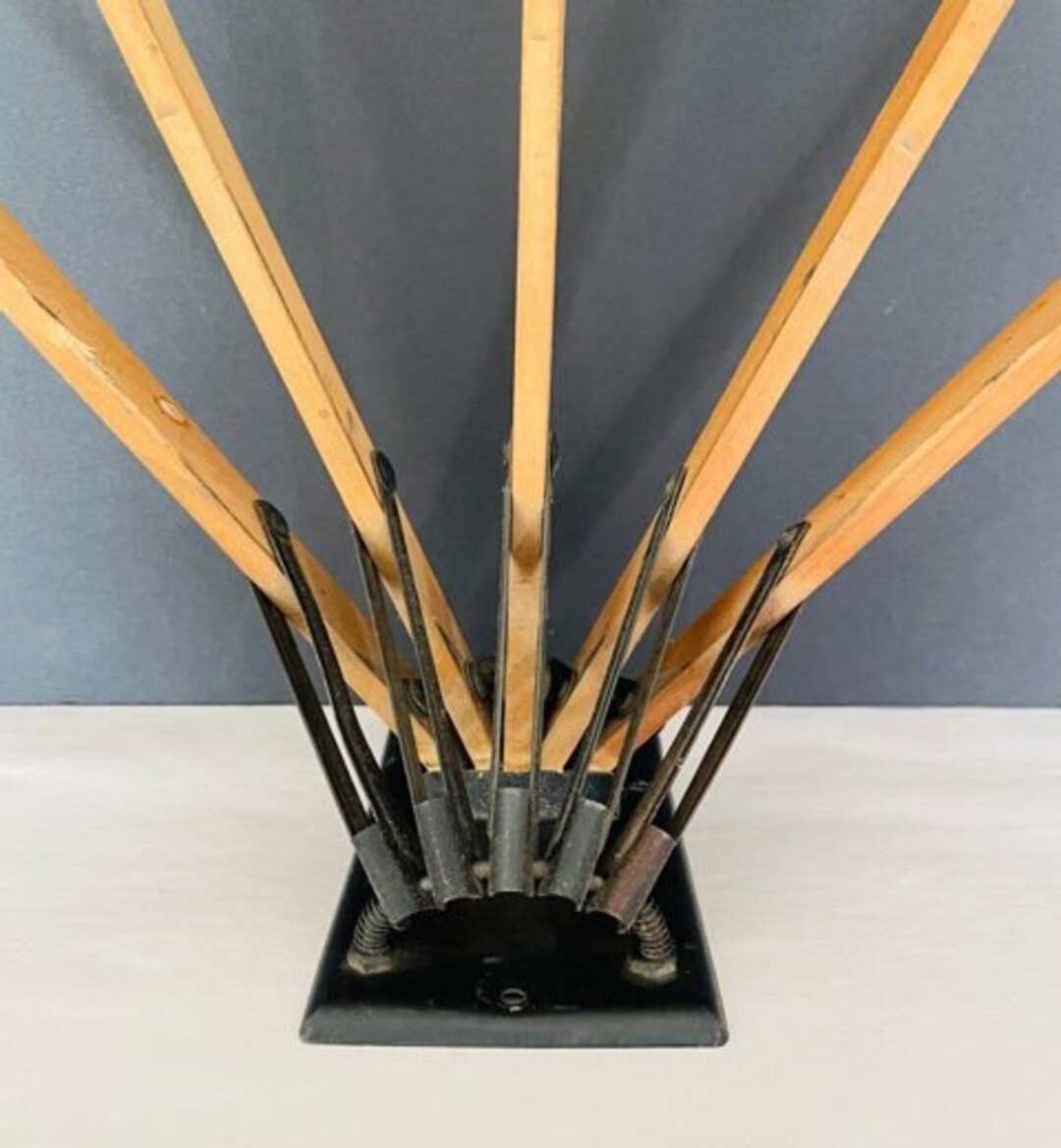 Wall Mount Wood & Spring Drying Rack - Etsy