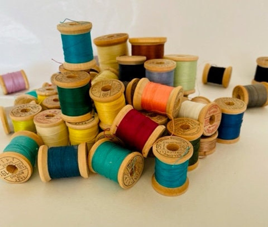 Belding Corticelli Vintage Wooden Thread Spools - Etsy