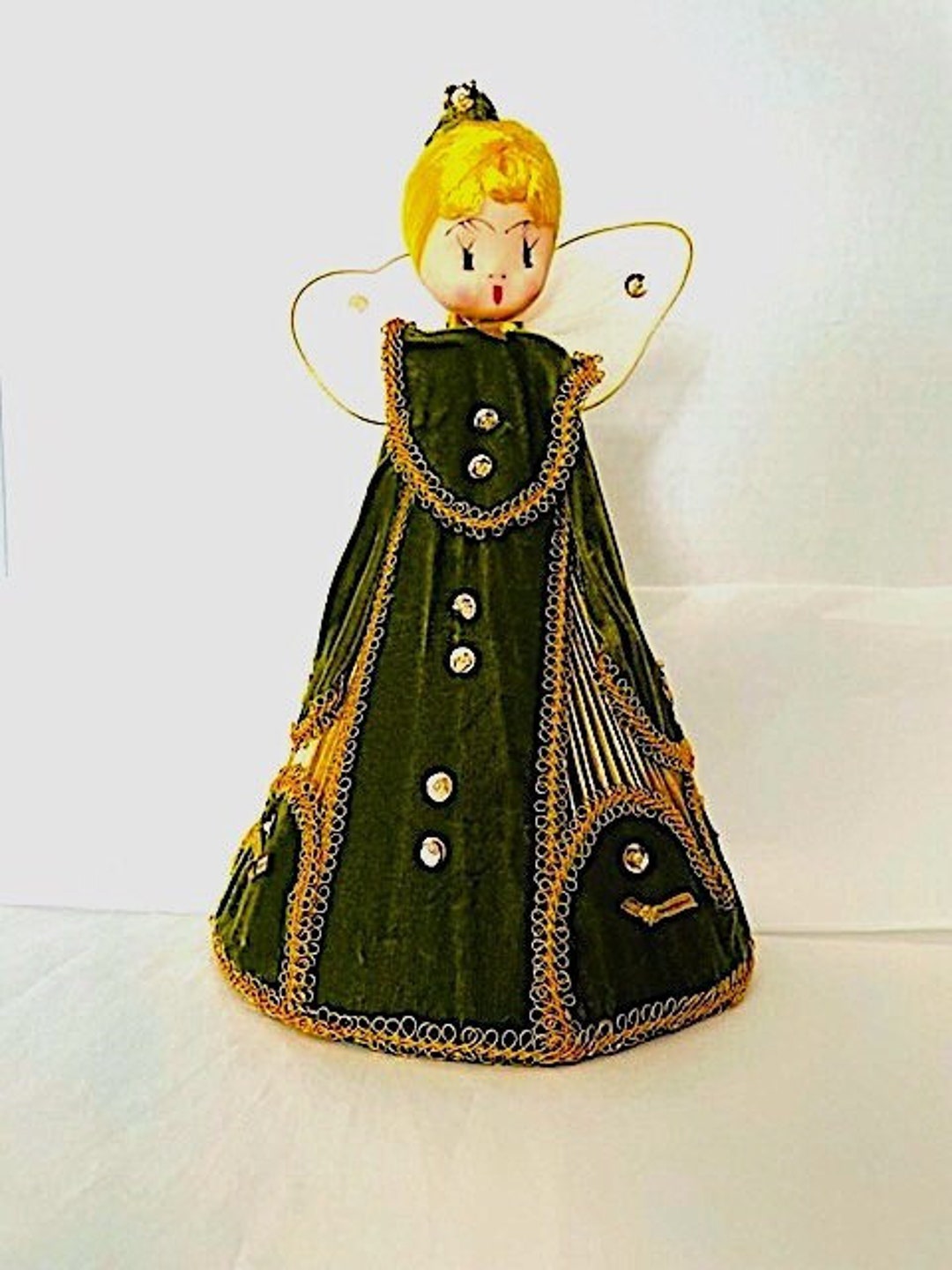MCM Pleated Cardboard Angel - Etsy