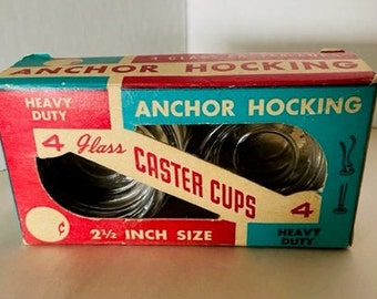 Glass Caster Cups - Etsy