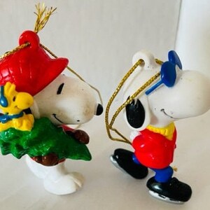 Set/8 Snoopy and Woodstock Ornaments - Etsy