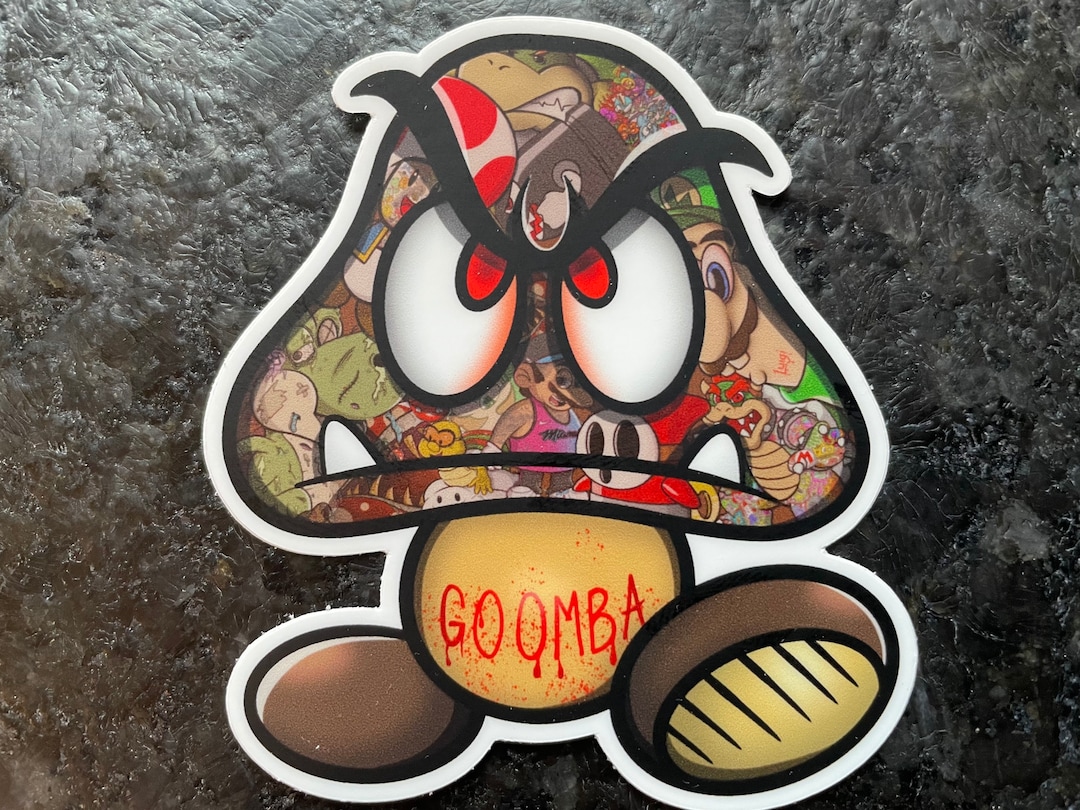Custom Art GOOMBA Sticker From Nintendo / Mario Brothers. for Yeti ...