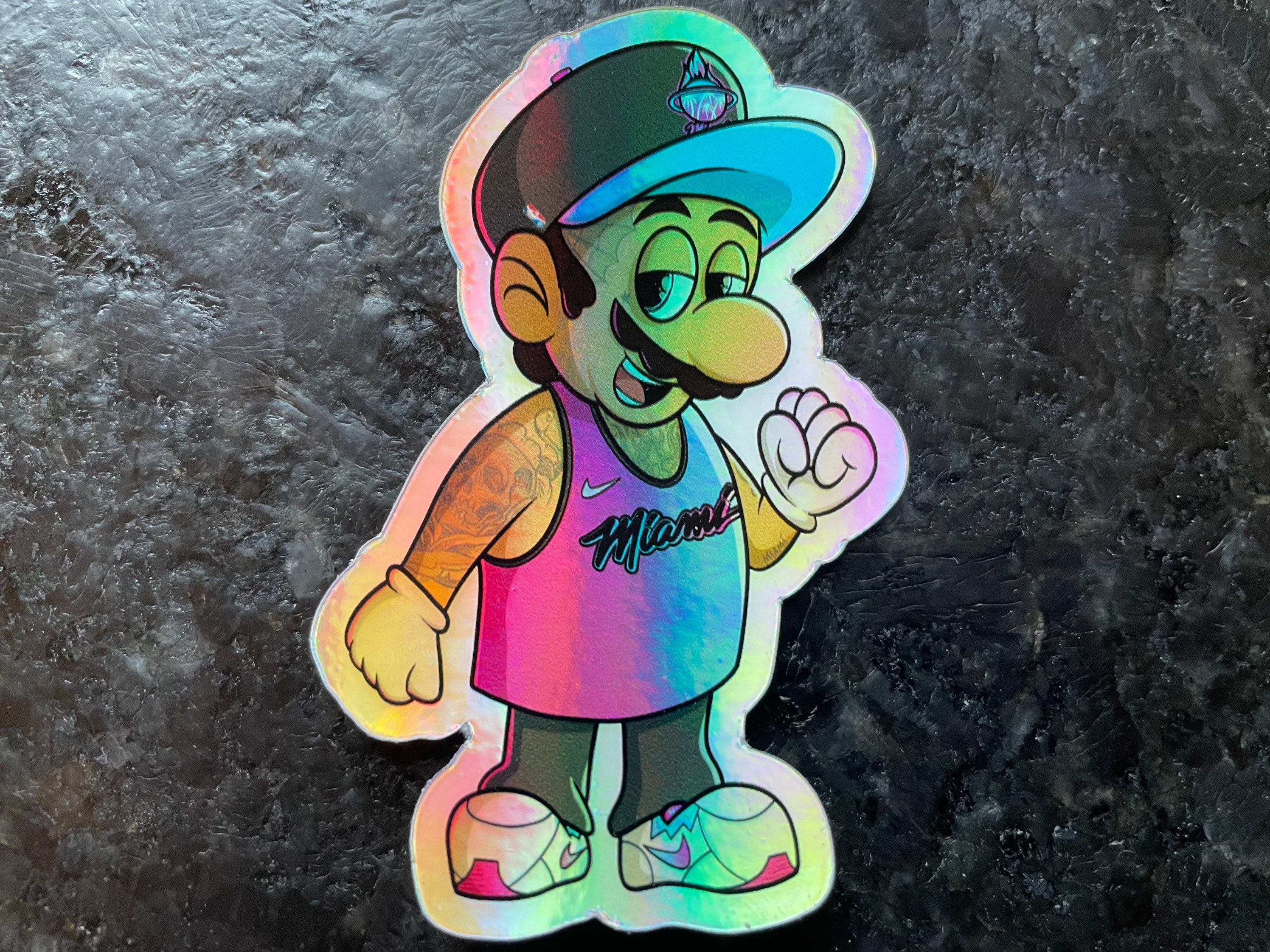 Graffiti Mario Gangster