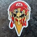 Super Mario Brothers Ice Cream Cone Drip Sticker! Perfect for Laptop ...