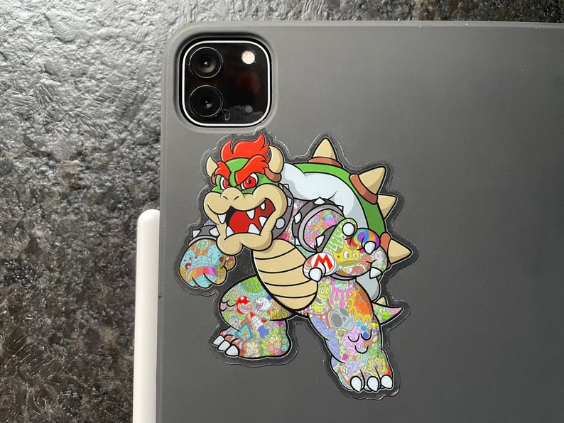 Bowser Sticker From Super Mario Brothers. Custom Artwork / High Detail ...