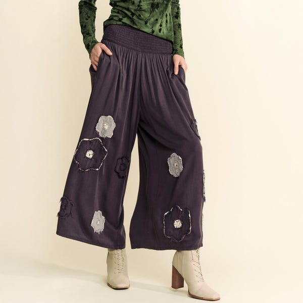 Embroidered Pants - Etsy