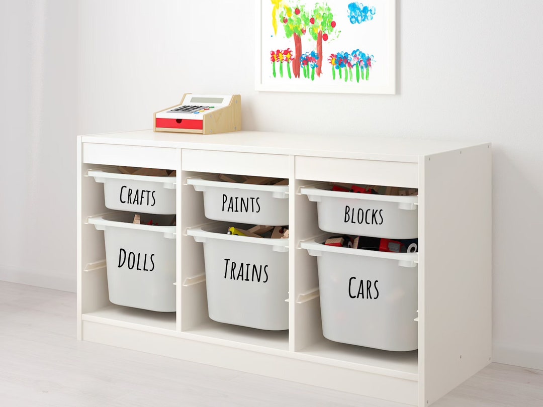Toy Storage Label, Toy Box Labels, Playroom Organisation, Toy Home ...