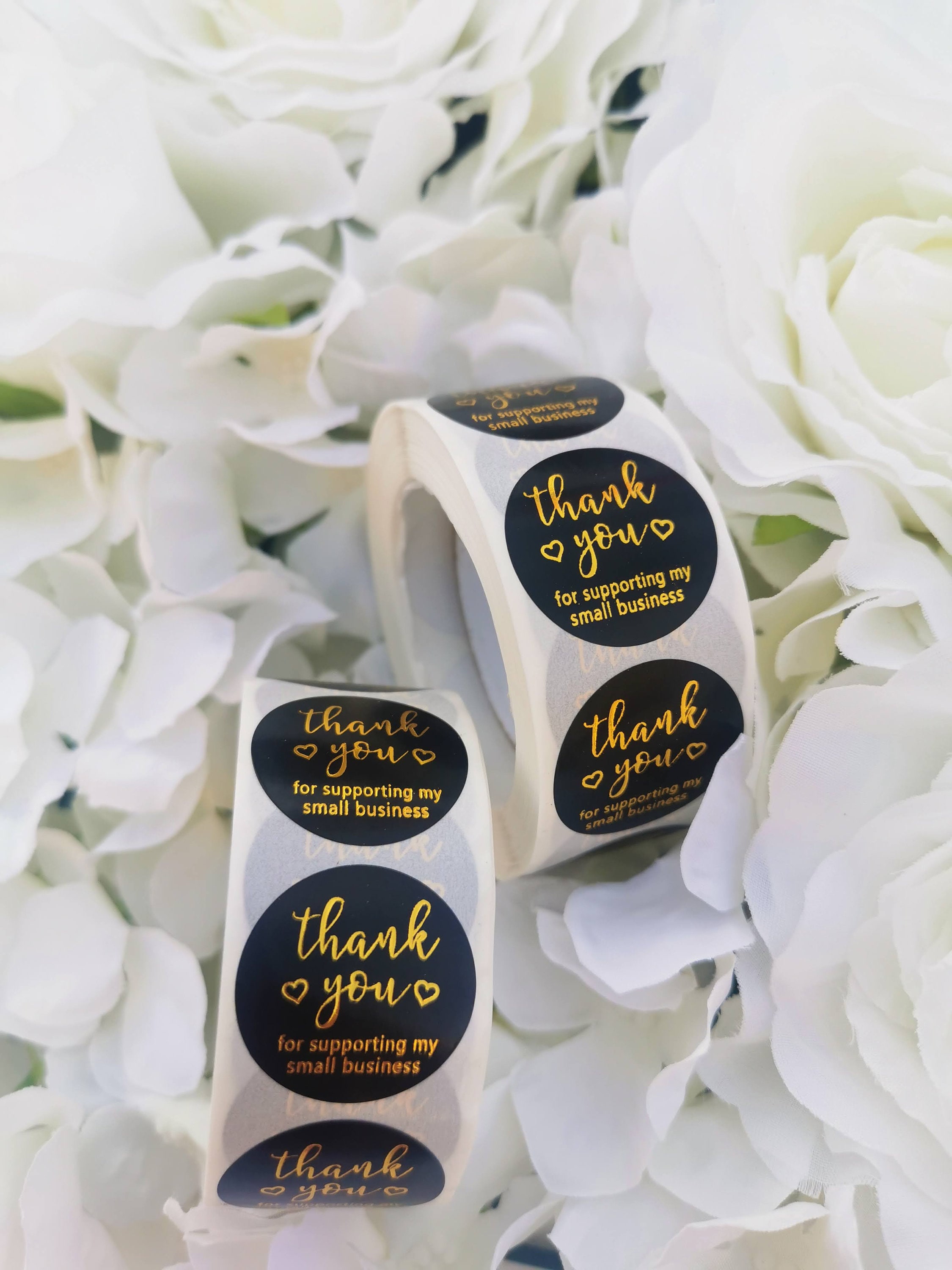 Small Business Label Sticker, Thank You Stickers, Thank You for Your ...