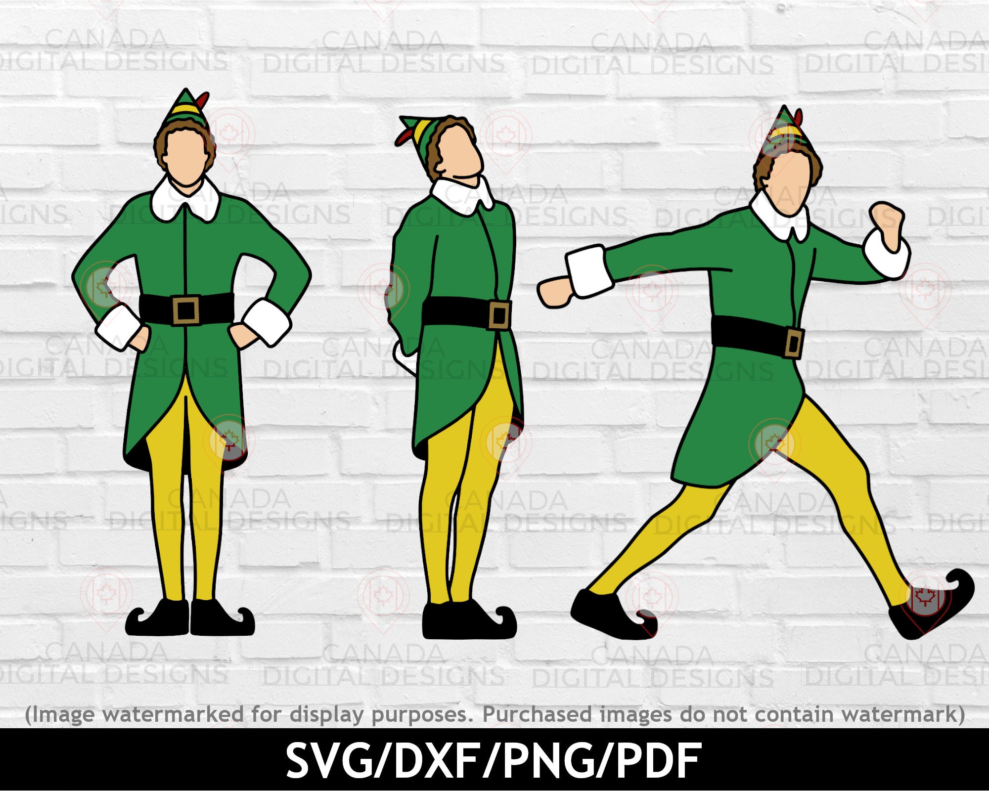 Buddy the Elf svg bundle Elf movie svg Elf layered svg | Etsy