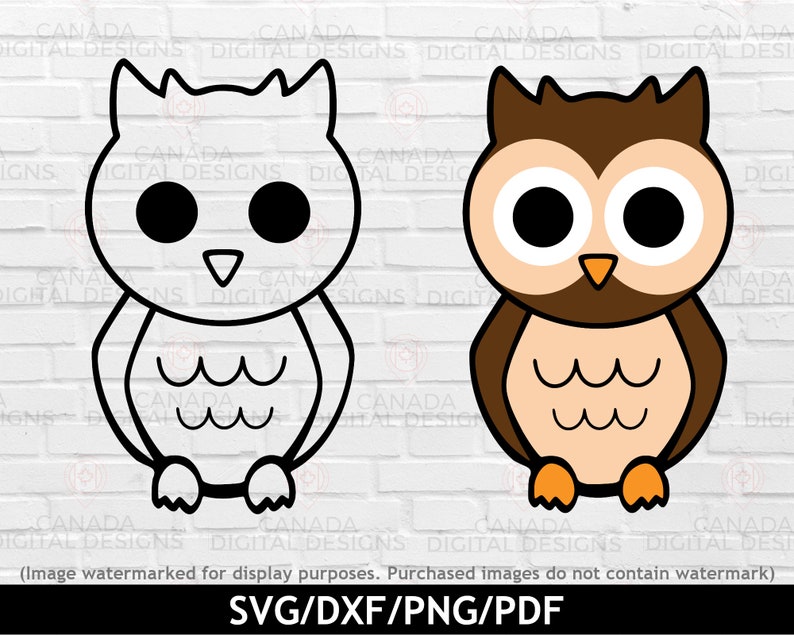 Cute Owl Svg Woodland Animal Svg Forest Animal Svg Layered | Etsy