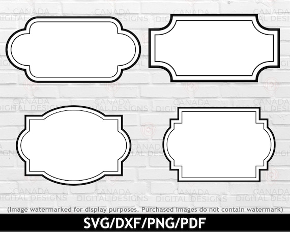 Vintage Frame Svg Bundle Decorative Border Svg Label Frames - Etsy
