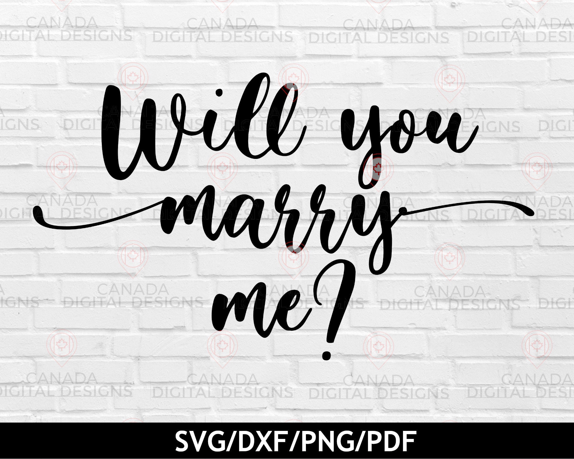 Will You Marry Me Svg Proposal Box Decal Design Engagement - Etsy New ...