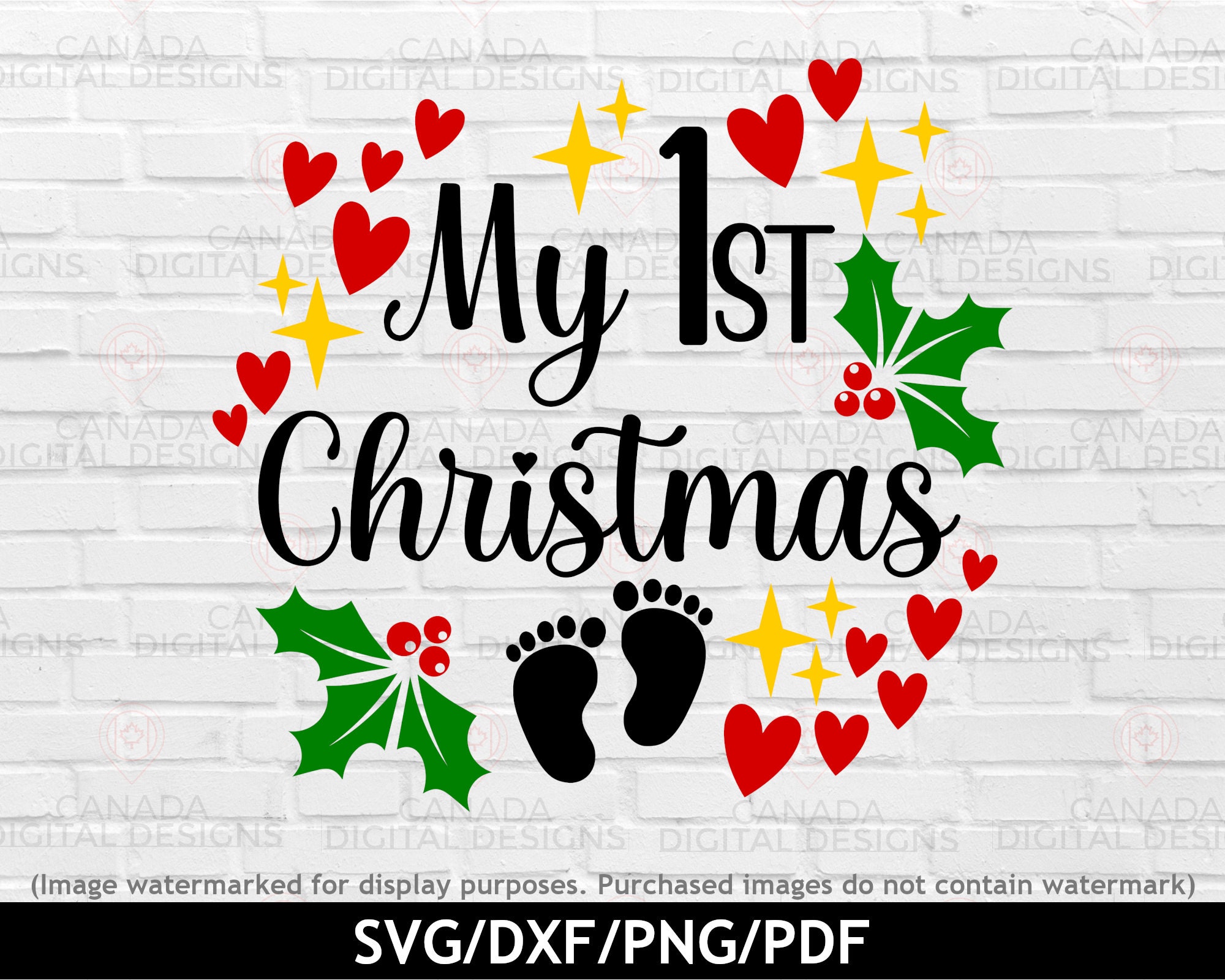 My 1st Christmas Svg, First Christmas Baby Svg, Baby Shirt Design ...